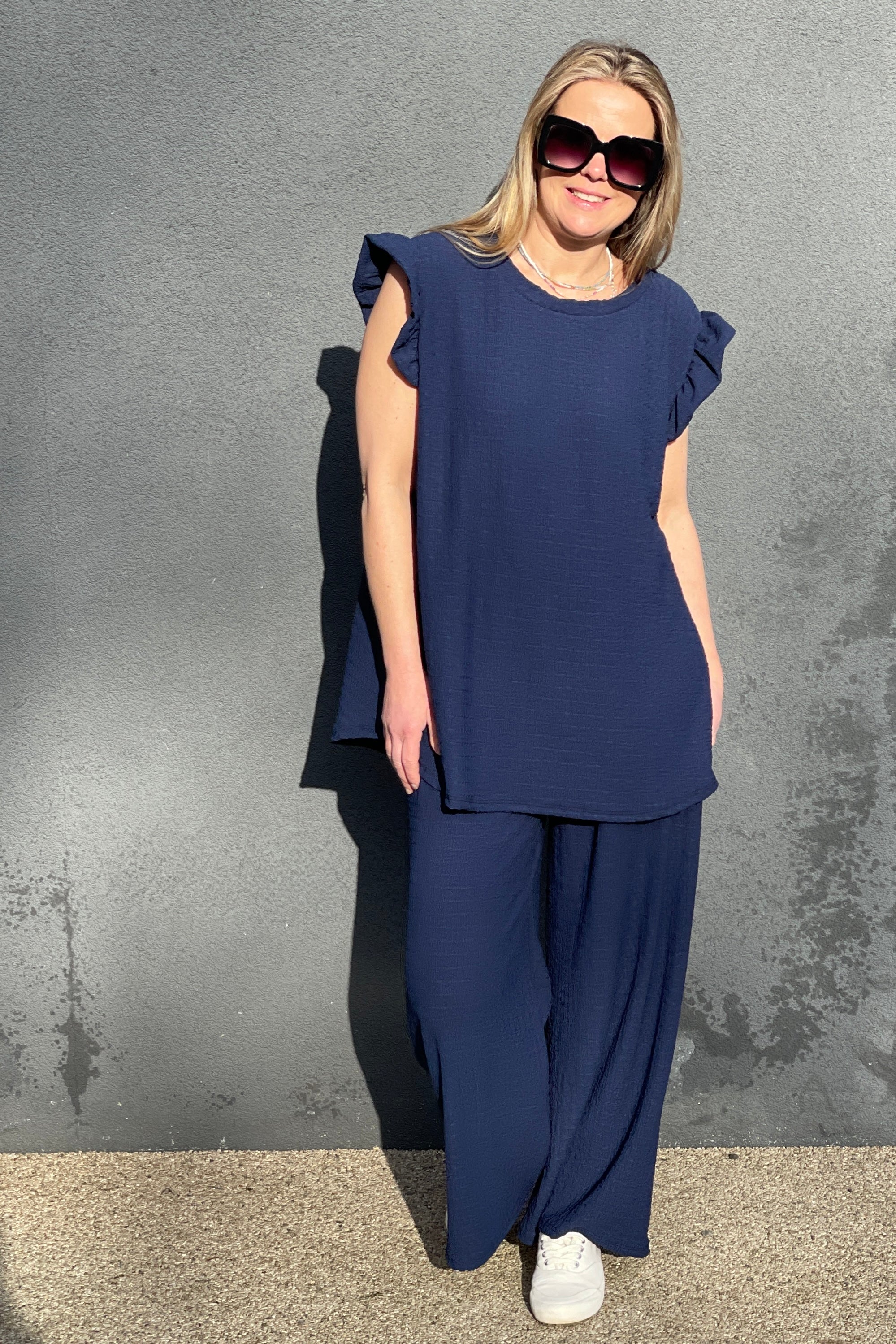 Catherine Co Ord Set | Navy – south of the river