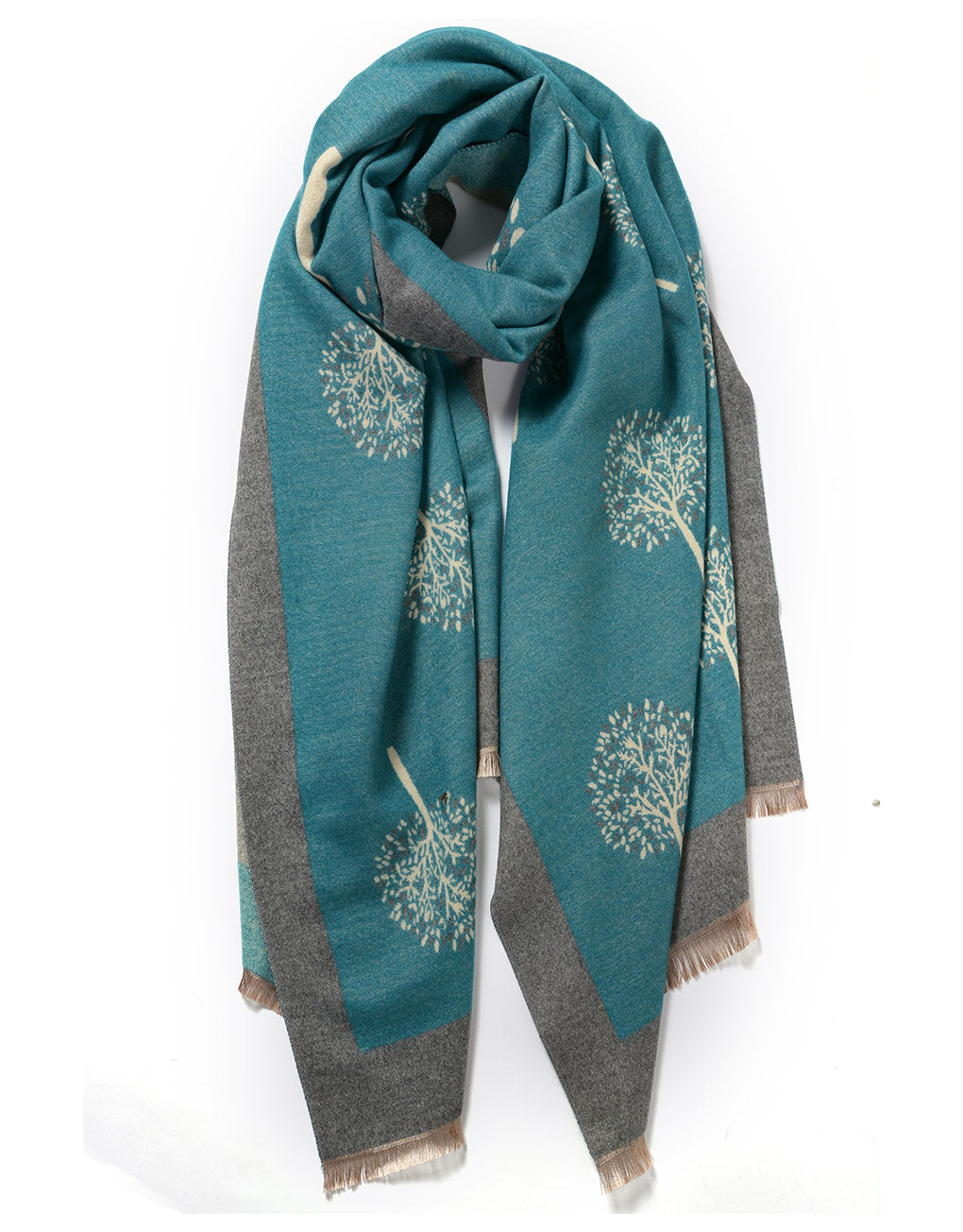 Cashmere scarf teal store
